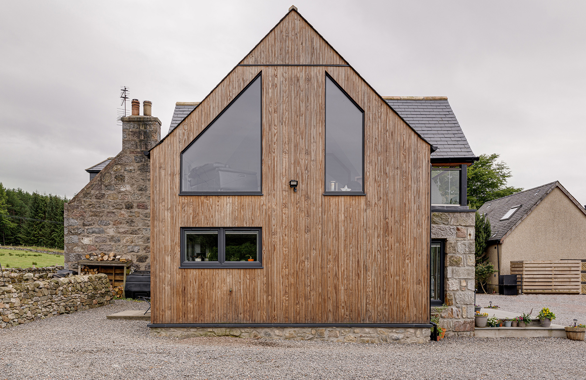 1.5 storey dwelling house to detached farmhouse in Aberdeenshire ...